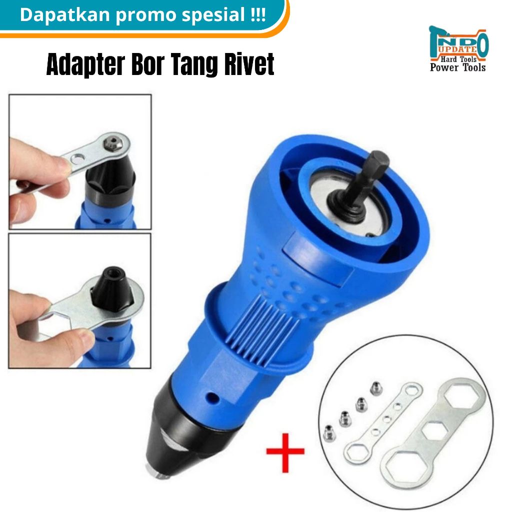 Jual Adaptor Bor Tang Rivet Rivet Gun Paku Rifet Konverter Pull Rivet ...