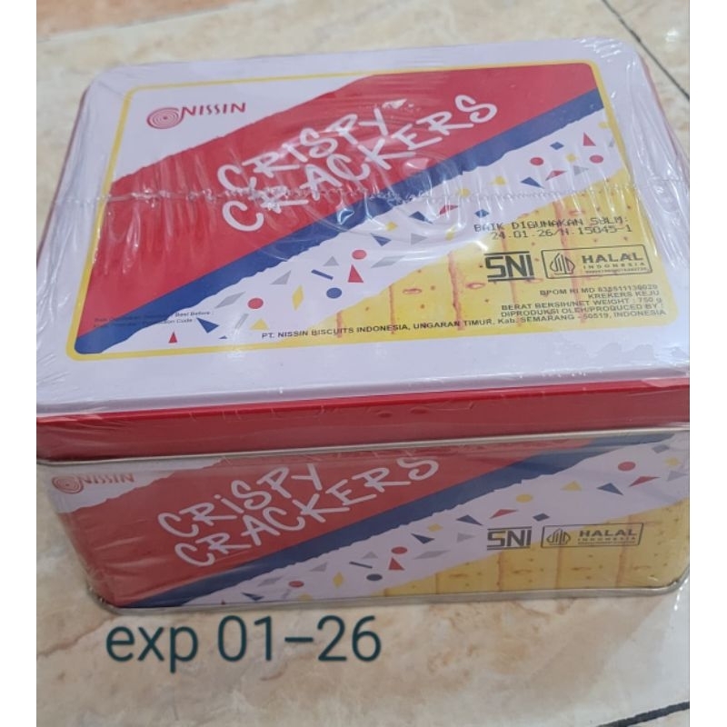 Jual NISSIN CRISPY CRACKERS KALENG 750 GR | Shopee Indonesia