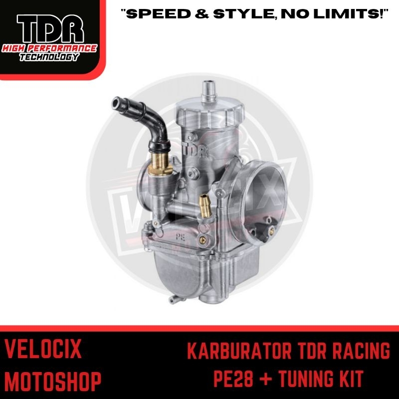 Jual KARBURATOR TDR RACING PE28 WITH RACING NEEDLE + TUNING KIT ...