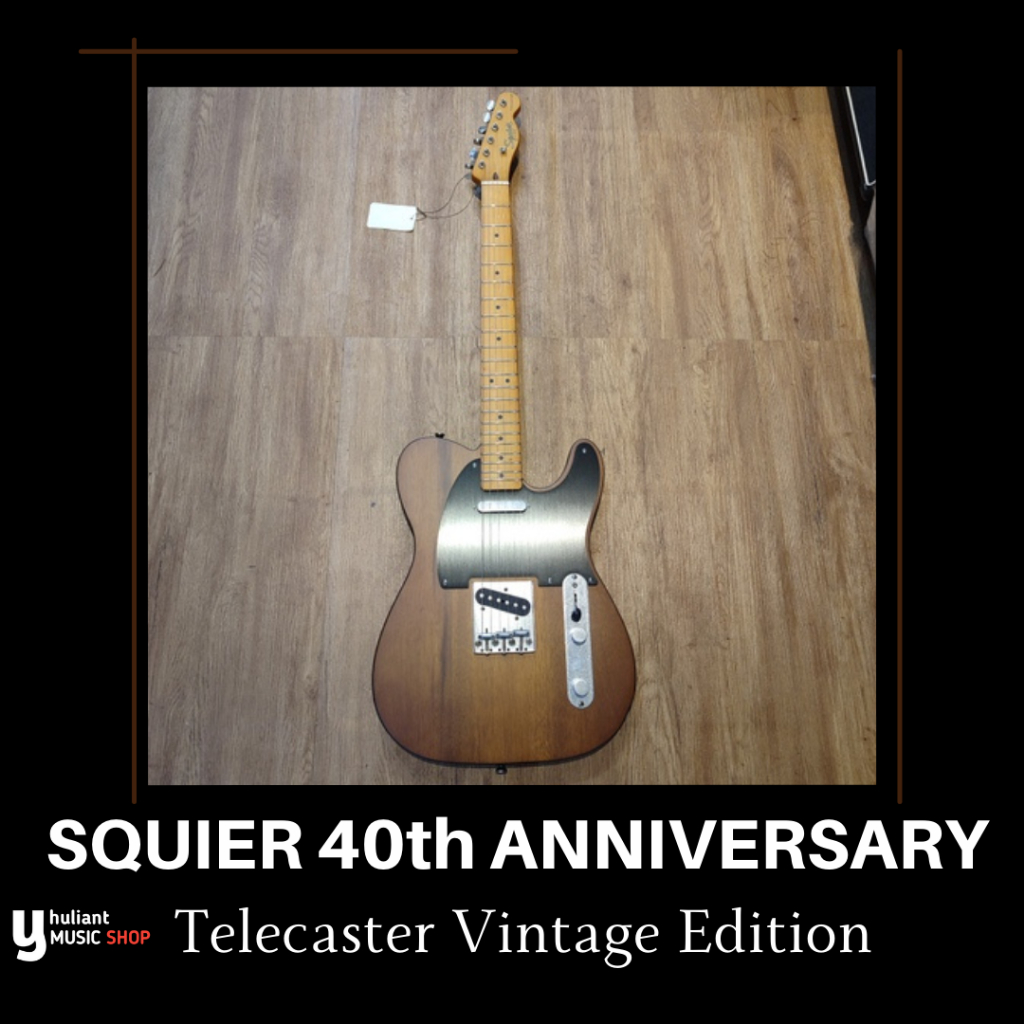 Jual Squier 40Th Anniversary Telecaster Vintage edition Satin Mocha ...