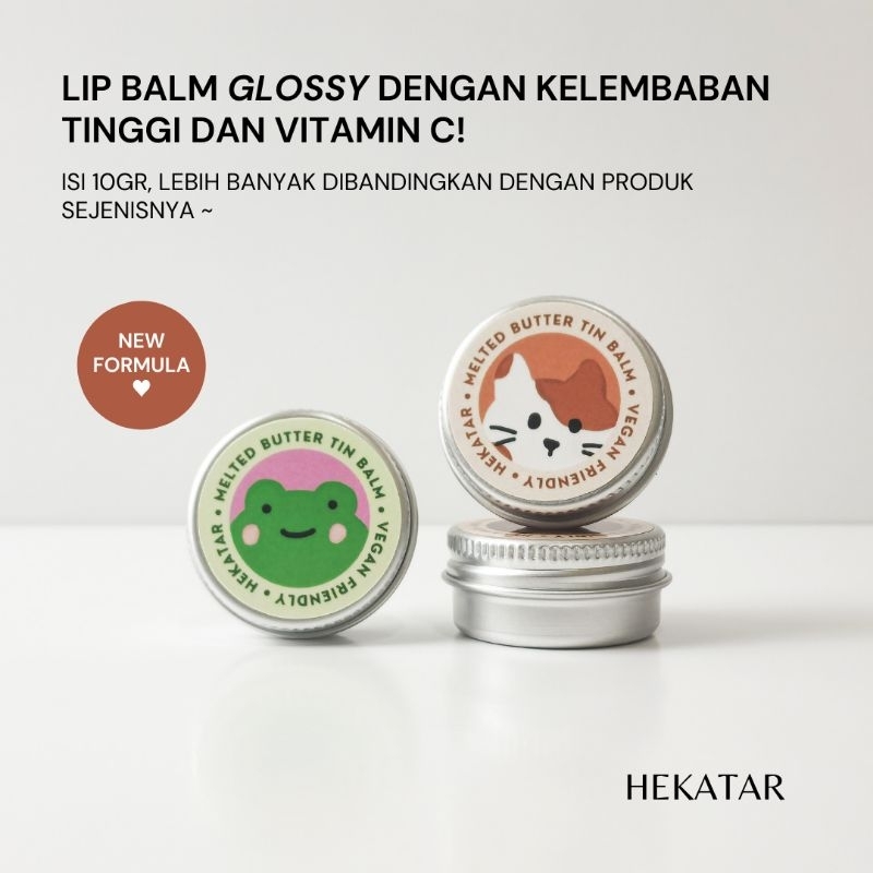 Jual HEKATAR MELTED BUTTER TIN BALM 10GR - PRODUK HANDMADE (melting ...
