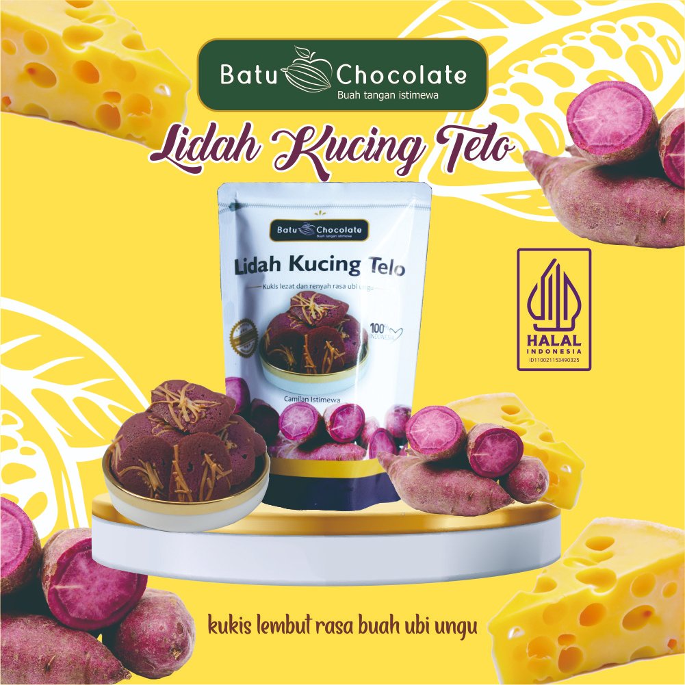 Jual Batu Chocolate - Lidah Kucing Telo - Oleh-oleh Khas Batu Malang ...