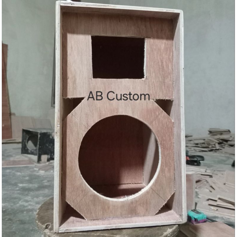 Jual miniatur box LINE ARRAY singgel & dobel 4 dan 5 inch lubang twiter ...