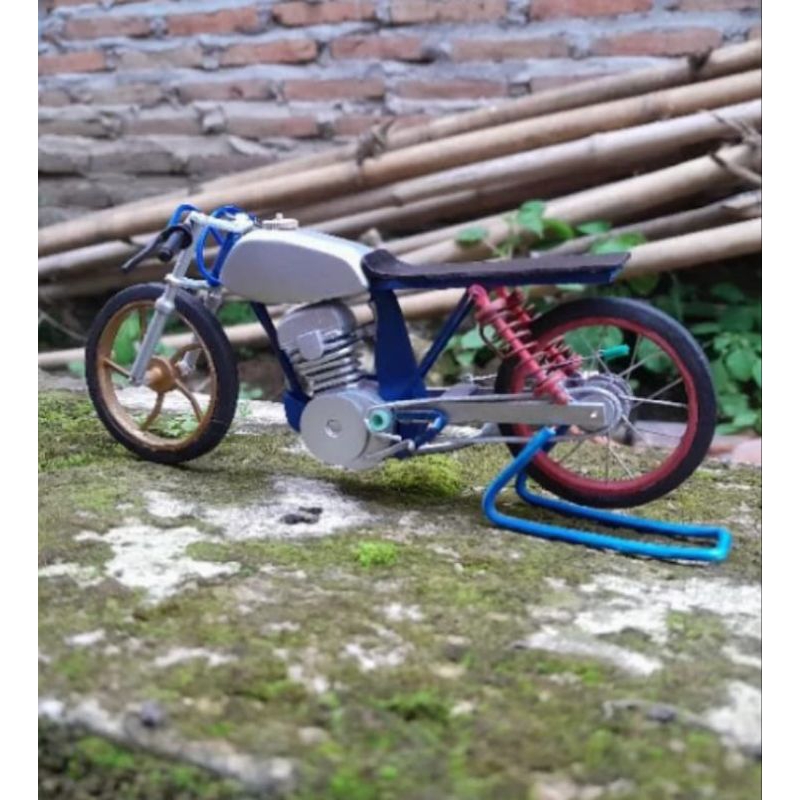 Jual miniatur Honda cb 100 modif surex full set | Shopee Indonesia