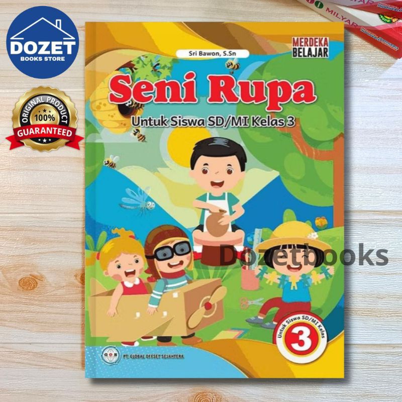 Jual Buku Seni Rupa Kelas 3 SD/MI Kurikulum Merdeka PT. Global Offset Sejahtera | Shopee Indonesia
