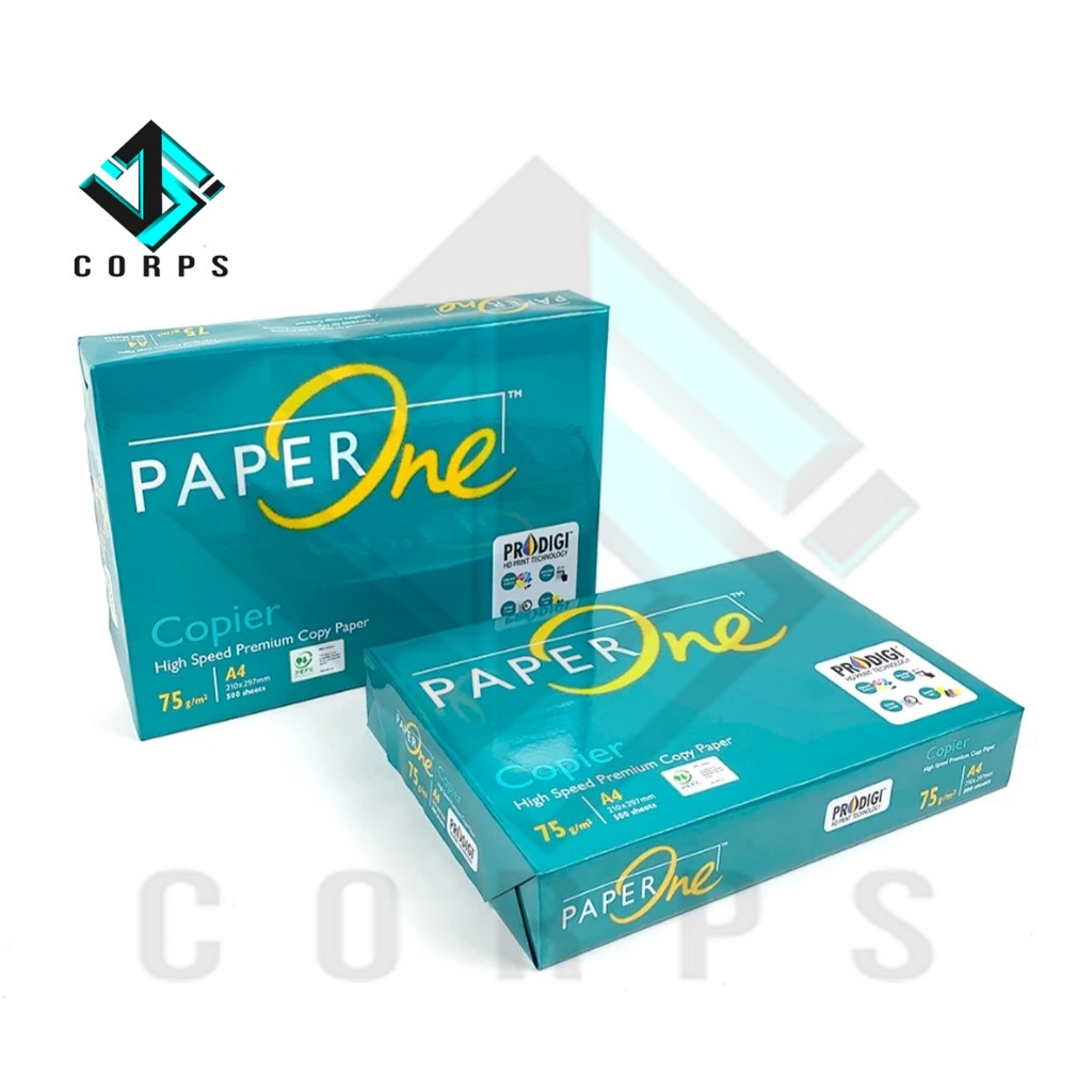 Jual Kertas HVS A4 / HVS A4 75Gsm Paperone 1 Rim 500 Lembar | Shopee Indonesia