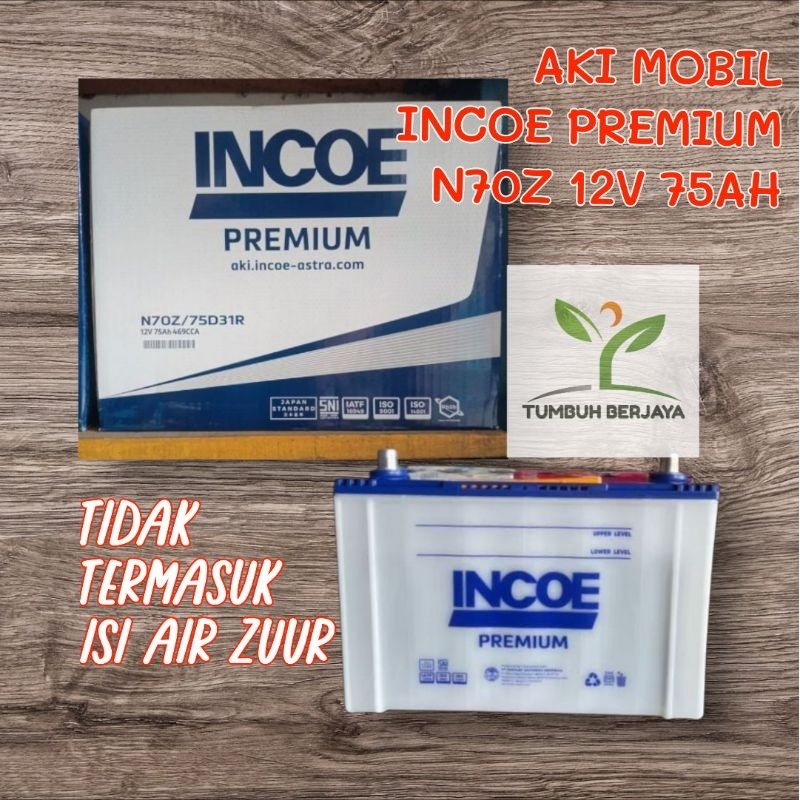 Jual Aki Incoe Premium N70Z 12V 75 Ampere L300 Kuda diesel dll | Shopee ...