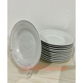 Jual Piring Keramik Lis Mas 8 Inch Sunbird Piring Makan Murah Bagus ...