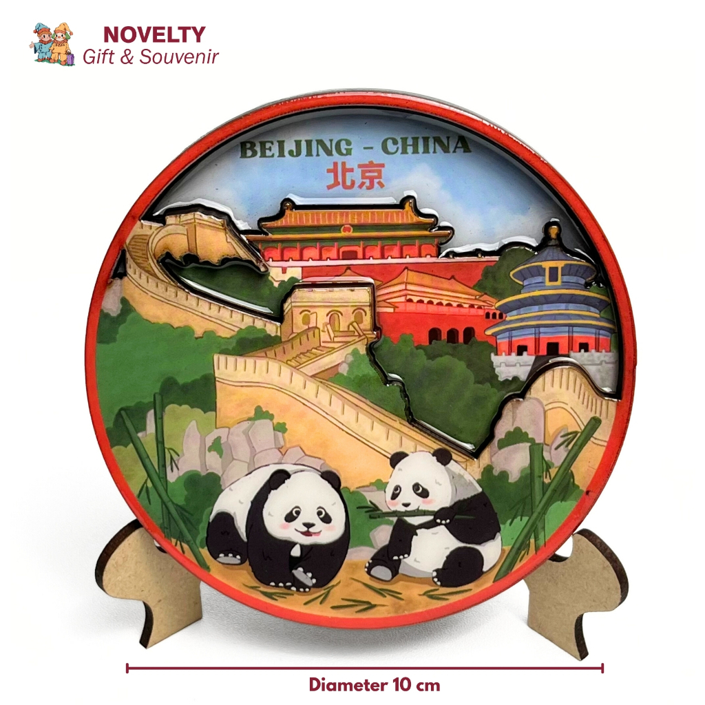Jual Souvenir Piring Pajangan Magnet Kulkas Beijing China oleh oleh ...