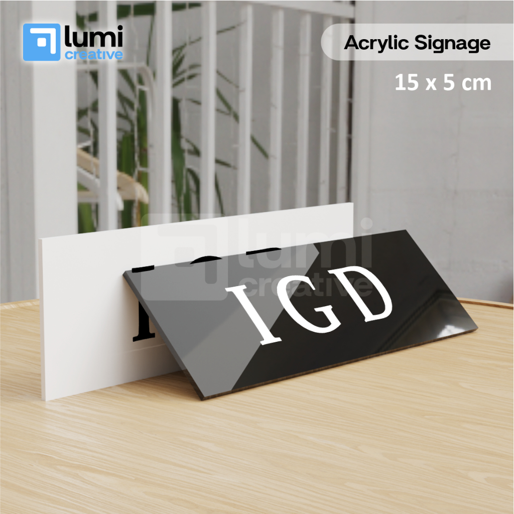 Jual Akrilik IGD / Papan Nama Ruangan / Papan Akrilik / Signage IGD ...