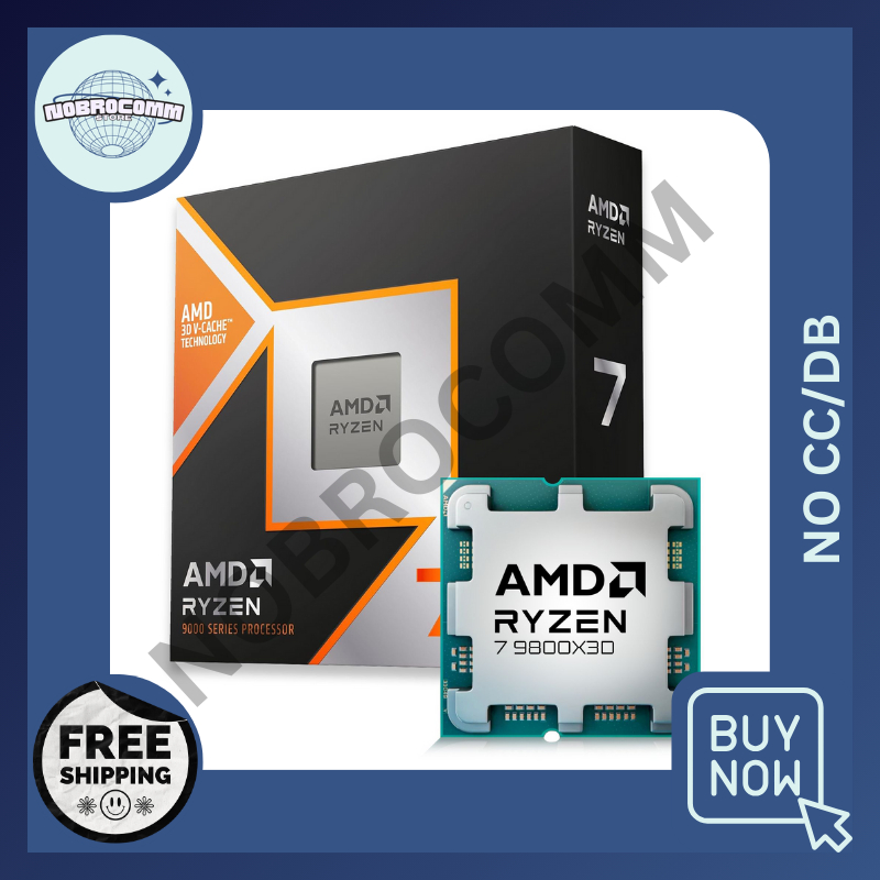 Jual Processor AMD Ryzen 7 9800X3D Socket AM5 Series Granite Ridge BOX ...