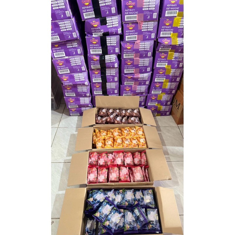 Jual ( 1 Karton isi 60pcs) CONLEY MOCHI KUE NAGASAKI 35g | COKLAT ...