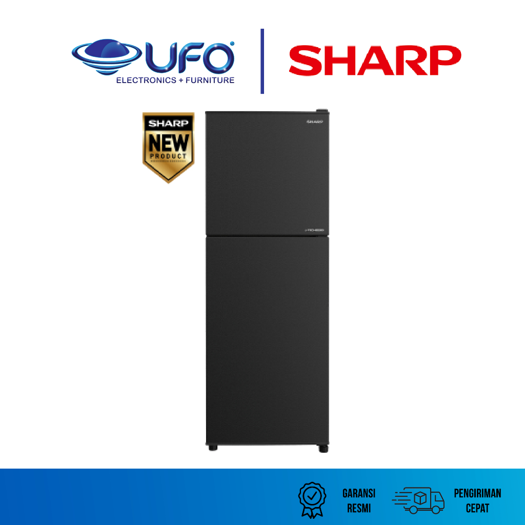 Jual SHARP Kulkas 2 Pintu 187 Liter Mega Freezer J-TECH Inverter SJ246SIGK | Shopee Indonesia