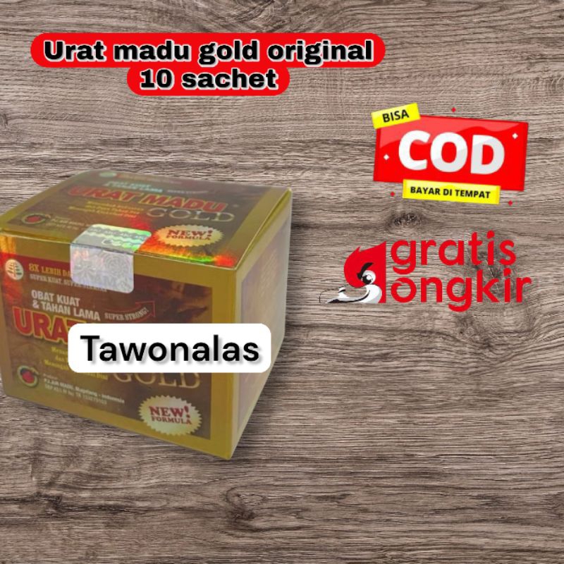 Jual Urat madu gold original 10 sachet asli / madu super | Shopee Indonesia