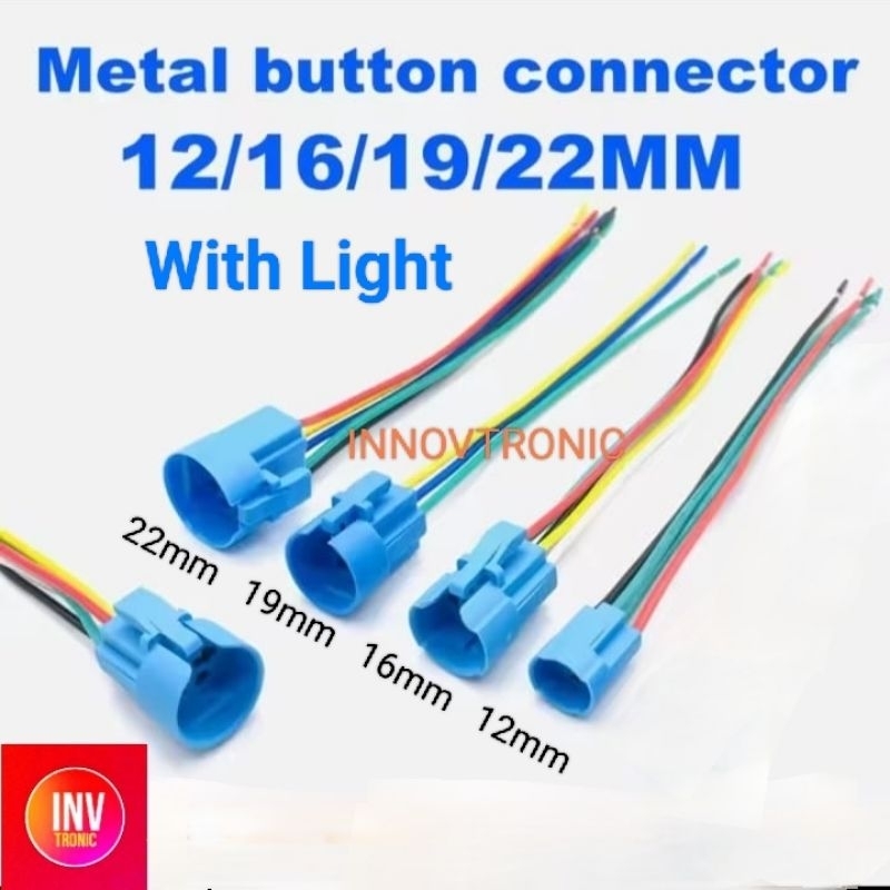 Jual Socket Soket Kabel Saklar 3Pin 4Pin 5Pin Stainless Steel With Or ...