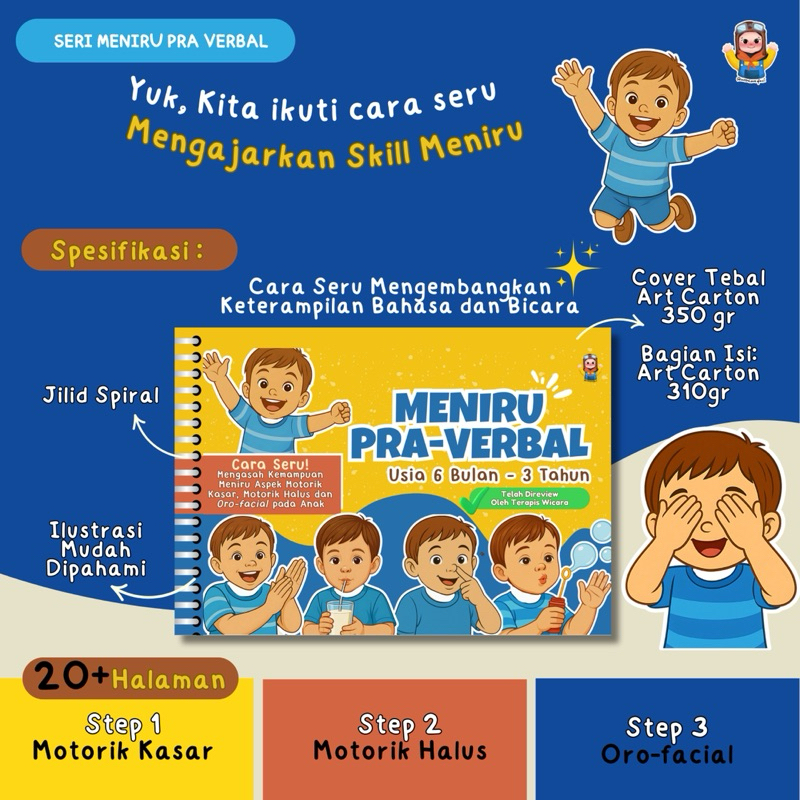 Jual Buku Meniru Pra-Verbal - Stimulasi Tumbuh Kembang Anak | Shopee ...