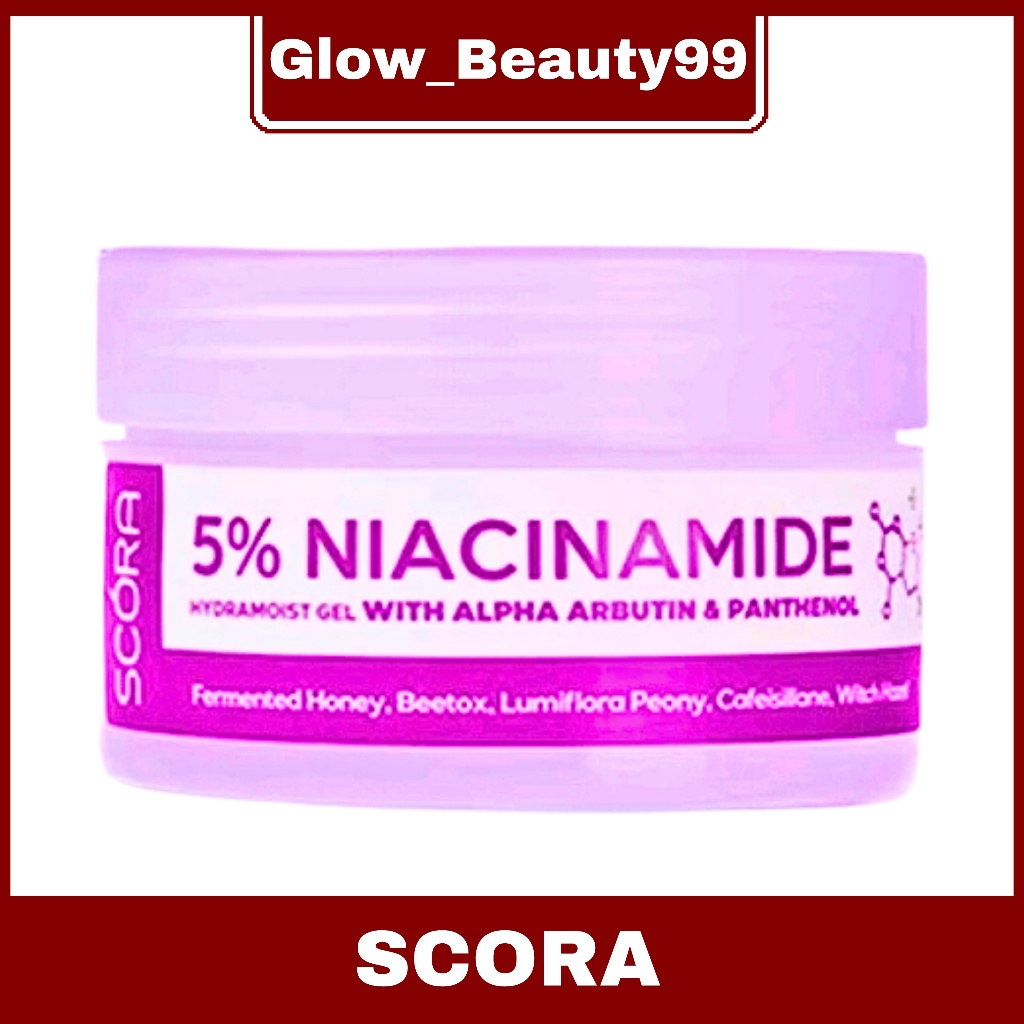 Jual SCORA 5% Niacinamide Hydramoist Gel with Alpha Arbutin & Panthenol ...