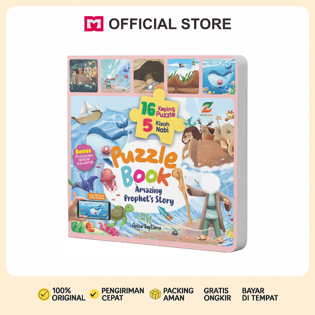 Jual DM Bookstore - Puzzle Book Amazing Prophet's Stories Hard Cover ...