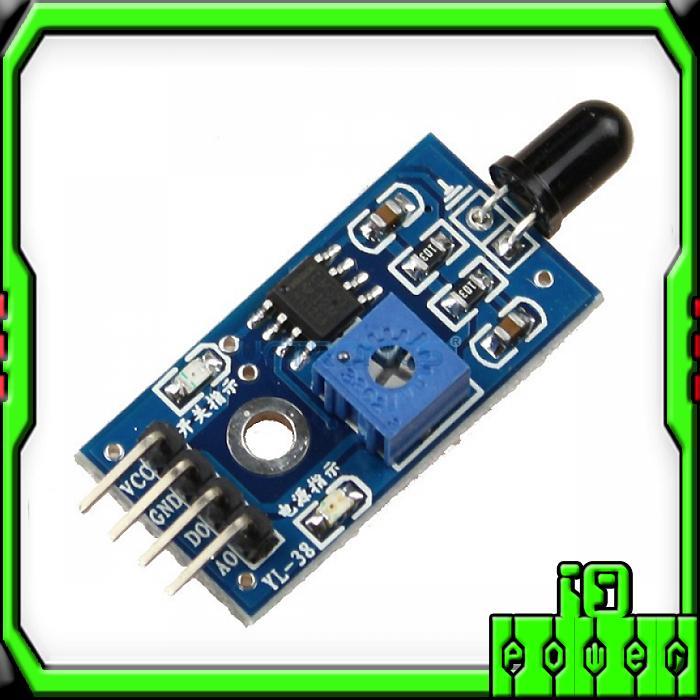 Jual Flame Sensor deteksi Api IR Infrared Sensor Pendeteksi Kebakaran 4pin | Shopee Indonesia