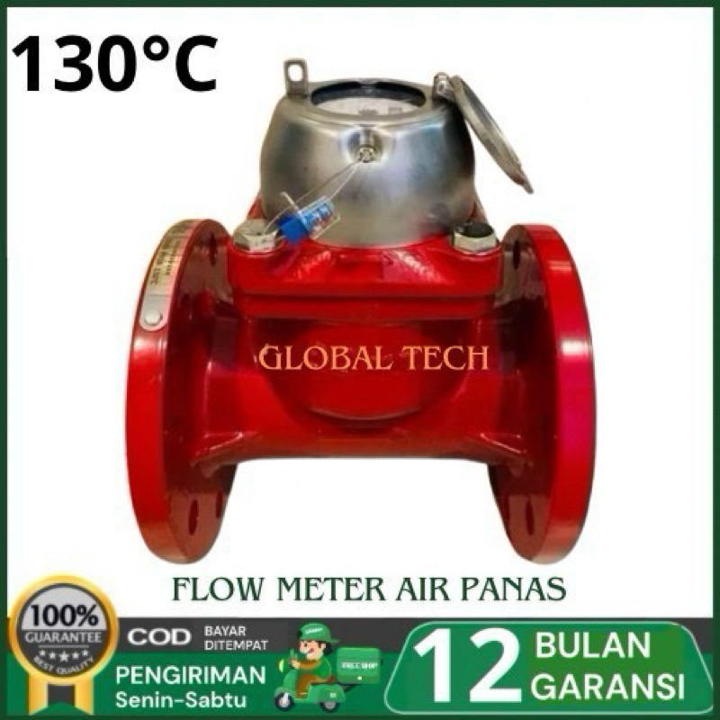 Jual FLOW METER AIR LIMBAH 5 INCH- FLOW METER AIR PANAS 130 DERAJAT 5 ...