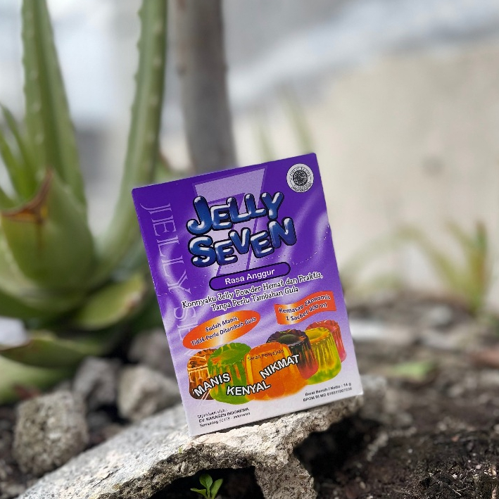Jual NEW Jelly Seven Anggur 12 pcs - Kemasan Ekonomis | Shopee Indonesia