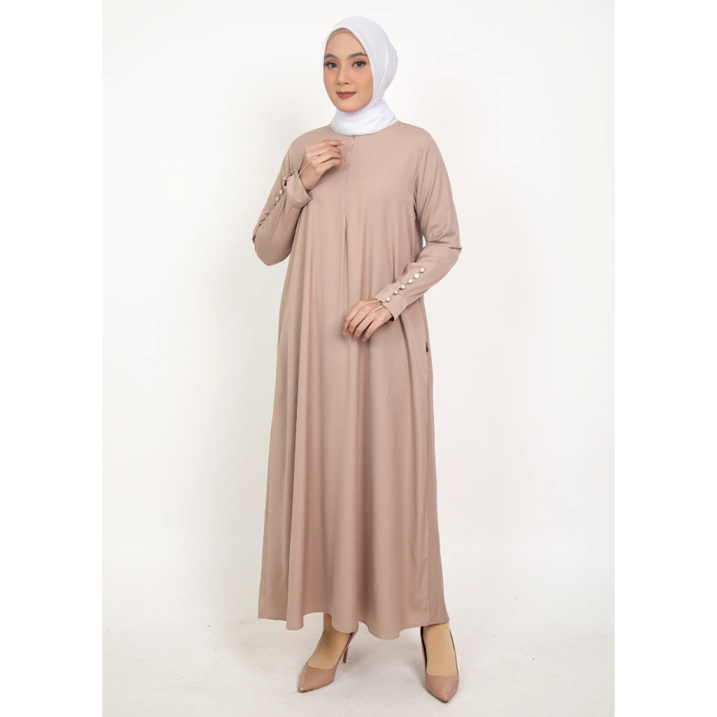 Jual Elzatta Gamis Lengan Kancing Dengan Warna Yang Elegan Dan Model ...