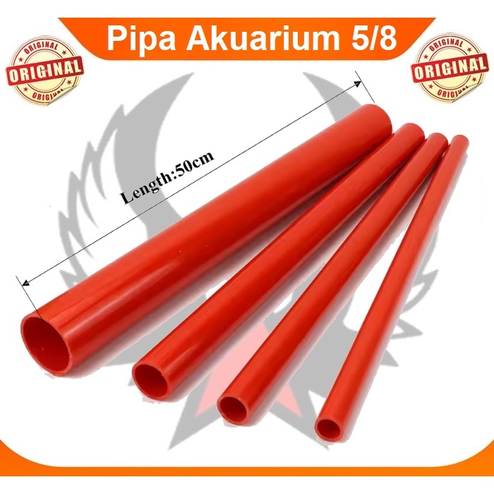 Jual PIPA AQUARIUM MERAH - Pipa PVC Akuarium Universal 5/8 50cm ...