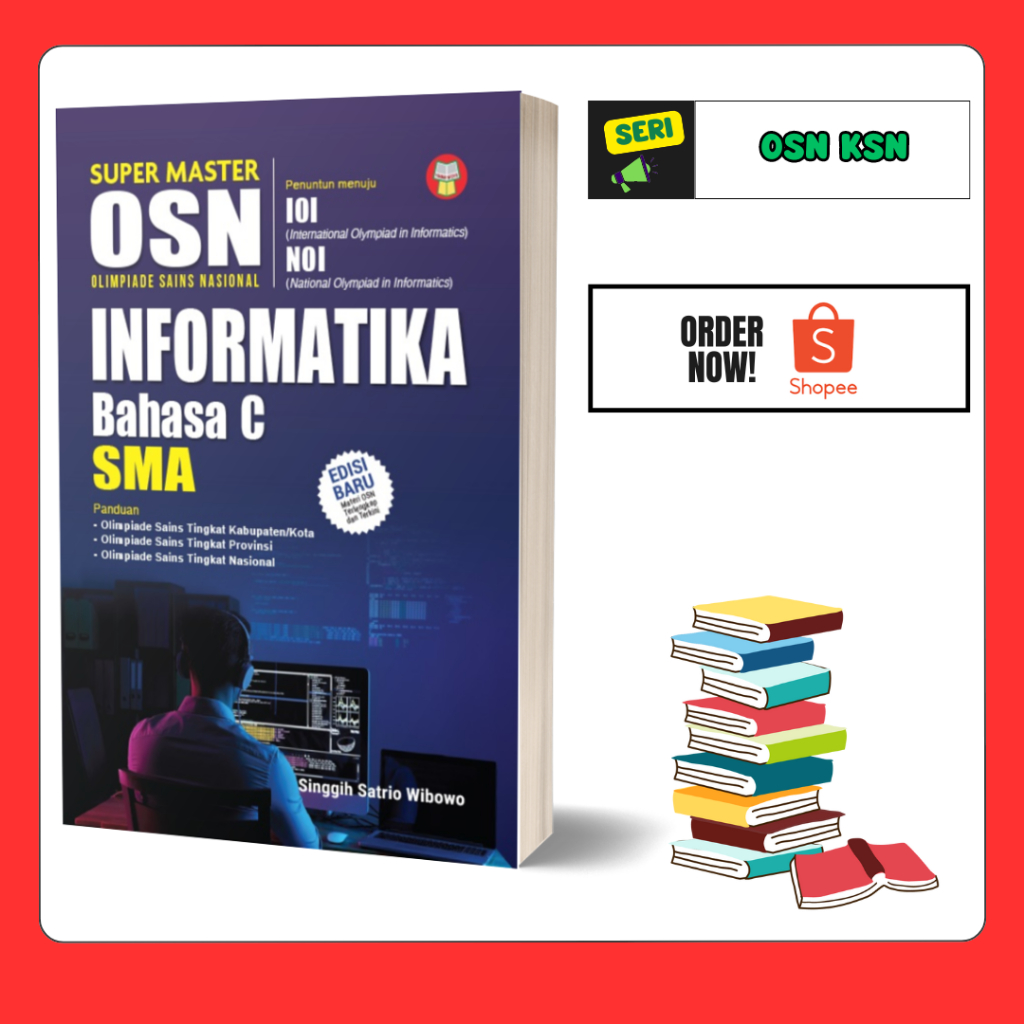 Jual Buku Super Master Olimpiade Sains OSN Informatika SMA Penerbit Yrama Widya | Shopee Indonesia