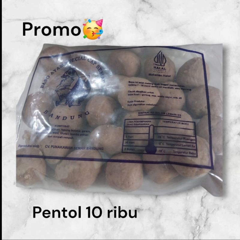 Jual pentol/bakso cap semar isi 25 butir[baksobandung] | Shopee Indonesia