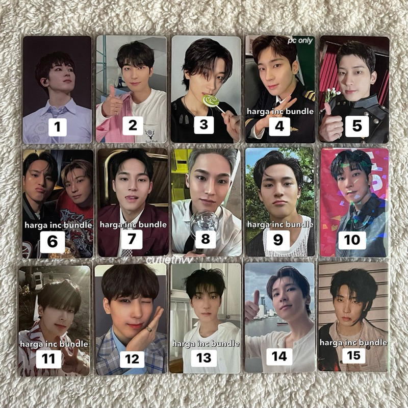 Jual [SALE] PHOTOCARD SEVENTEEN WONWOO MINGYU MINWON ATTACCA YZY SPILL THE FEELS DICON CARATZONE ...