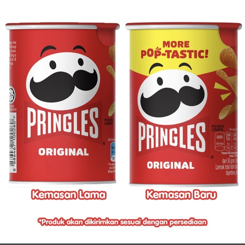 Jual Pringles Mini Keripik Kentang Original 42gram 1Dus | Shopee Indonesia