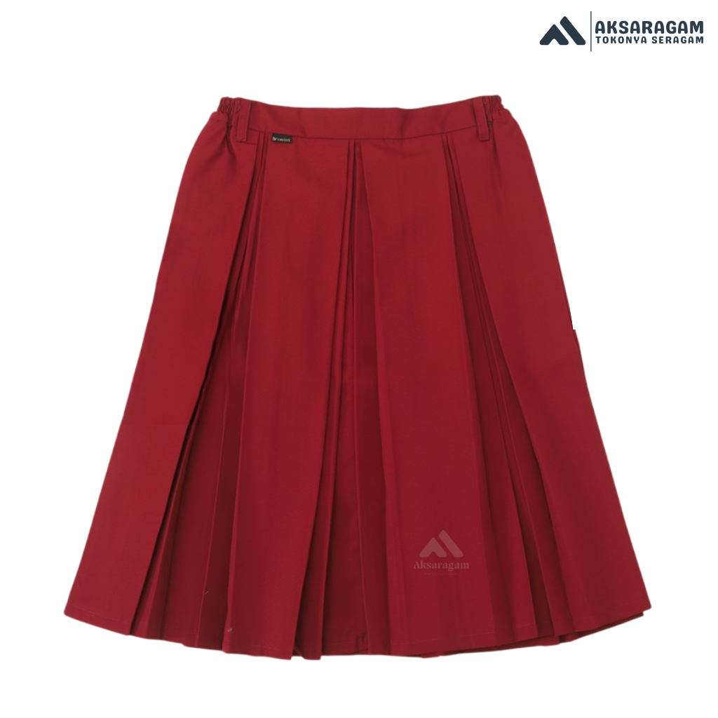 Jual Aksaragam - Rok Pendek SD - Rok Sekolah SD Merah Rempel Pendek - Seragam Sekolah SD ...