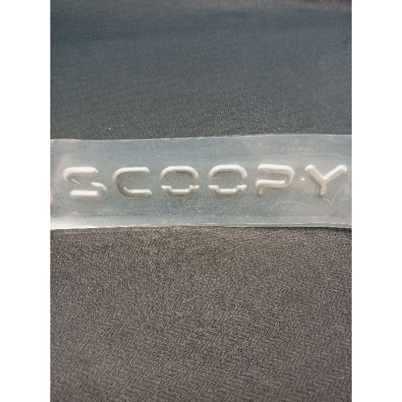 Jual NEW SCOOPY 2024 2025 emblem scoopy SILVER logo timbul scoopy new ...