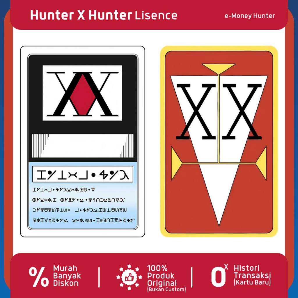Jual HUNTER LICENSE Anime Hunter X Hunter Limited Edition Flazz BCA Gen ...