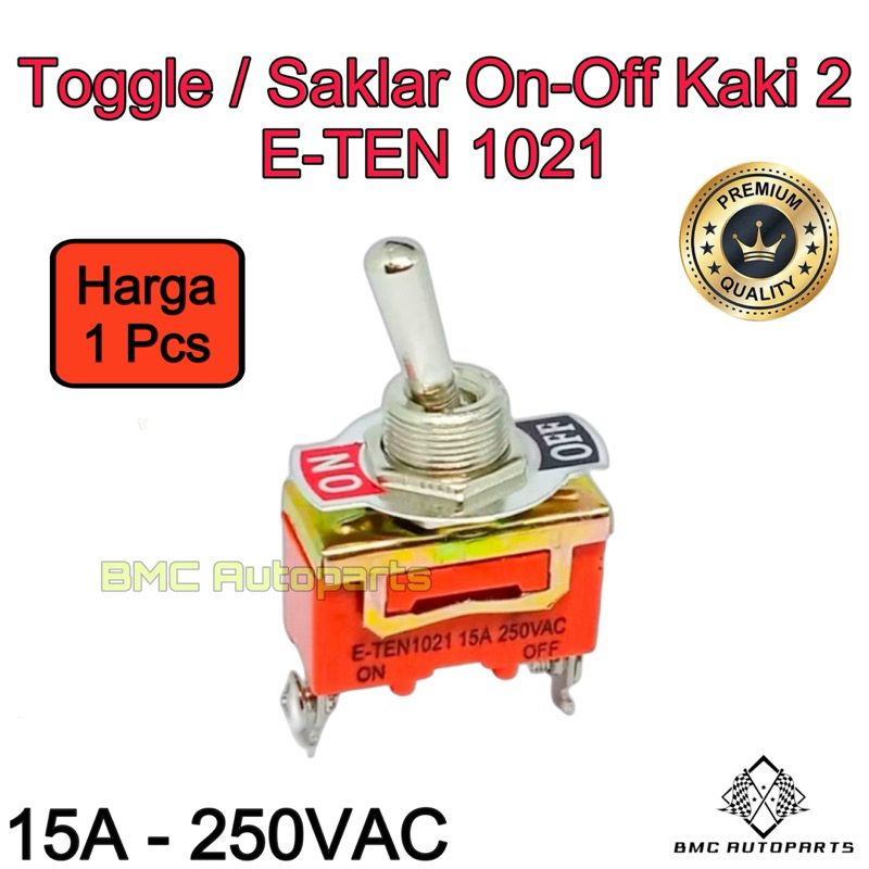 Jual Toggle / Switch / Saklar On Off Kaki 2 E-TEN 1021 Mobil & Motor ...