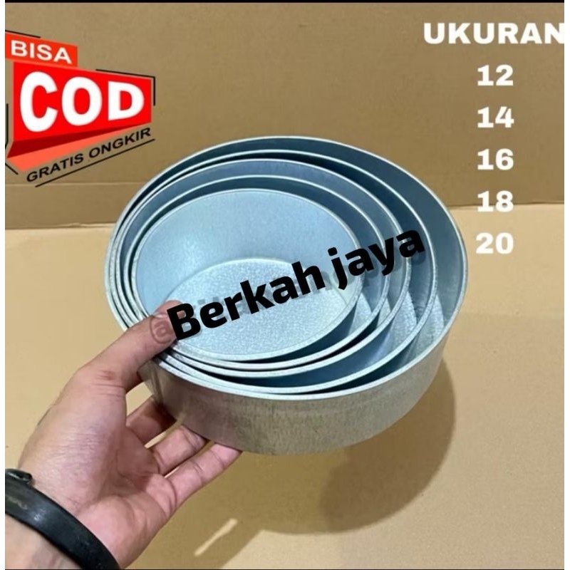 Jual Loyang Bulat Mini 20x20x7 18x18x7 16x16x7 14x14x7 12x12x7 Kecil ...