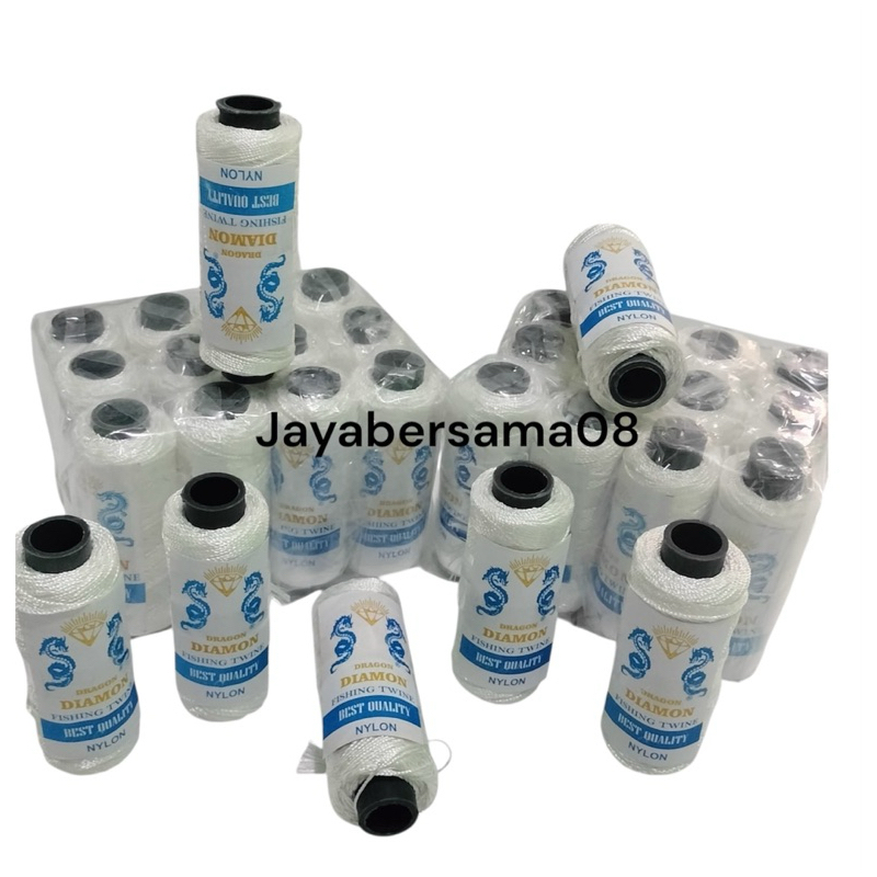 Jual PROMO!!! Benang nilon JUMBO warna putih bening brait lusinan isi ...