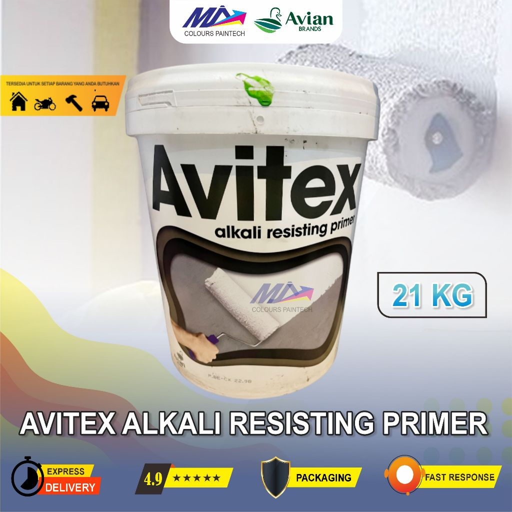 Jual AVITEX ALKALI RESISTING PRIMER 21 KG PAIL CAT DASAR | Shopee Indonesia
