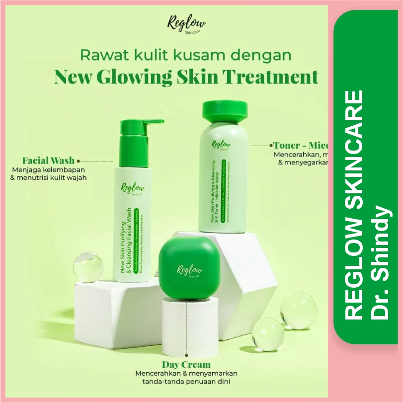 Jual Reglow Glowing Skin Treatment Original 100% Skincare Pencerah ...