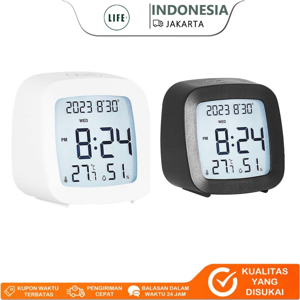Jual 3life Termometer Hygrometer Digital LCD Cerdas - Monitor Suhu & Kelembaban Ruangan dengan ...