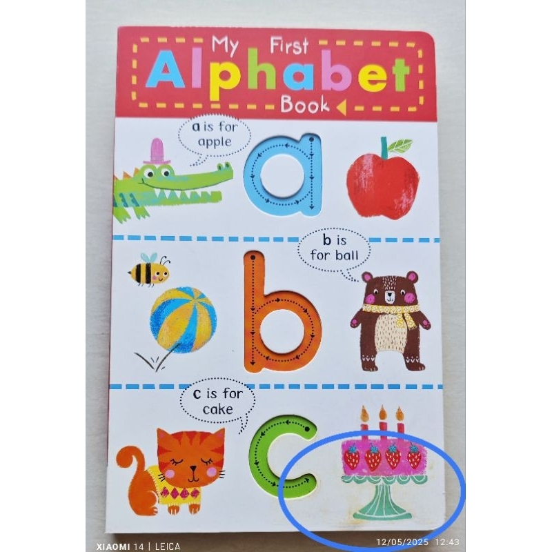 Jual My First Alphabet Book (Board Book with finger trace letters ...