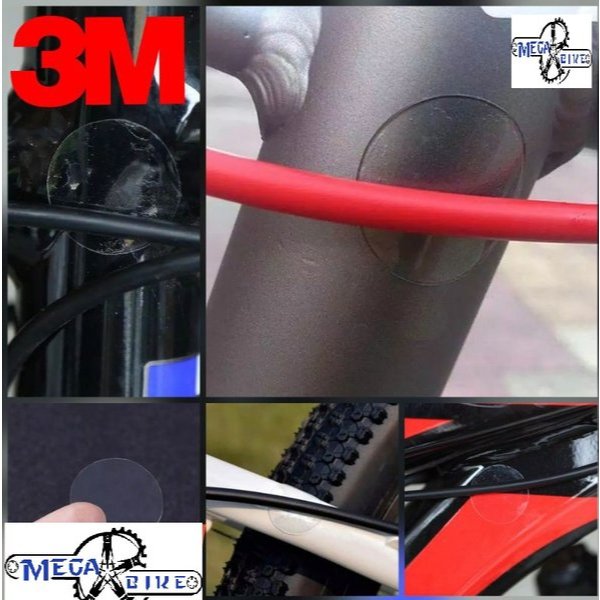 Jual Stiker Pelindung Frame Sepeda 3M bulat Decal KABEL Sticker ...