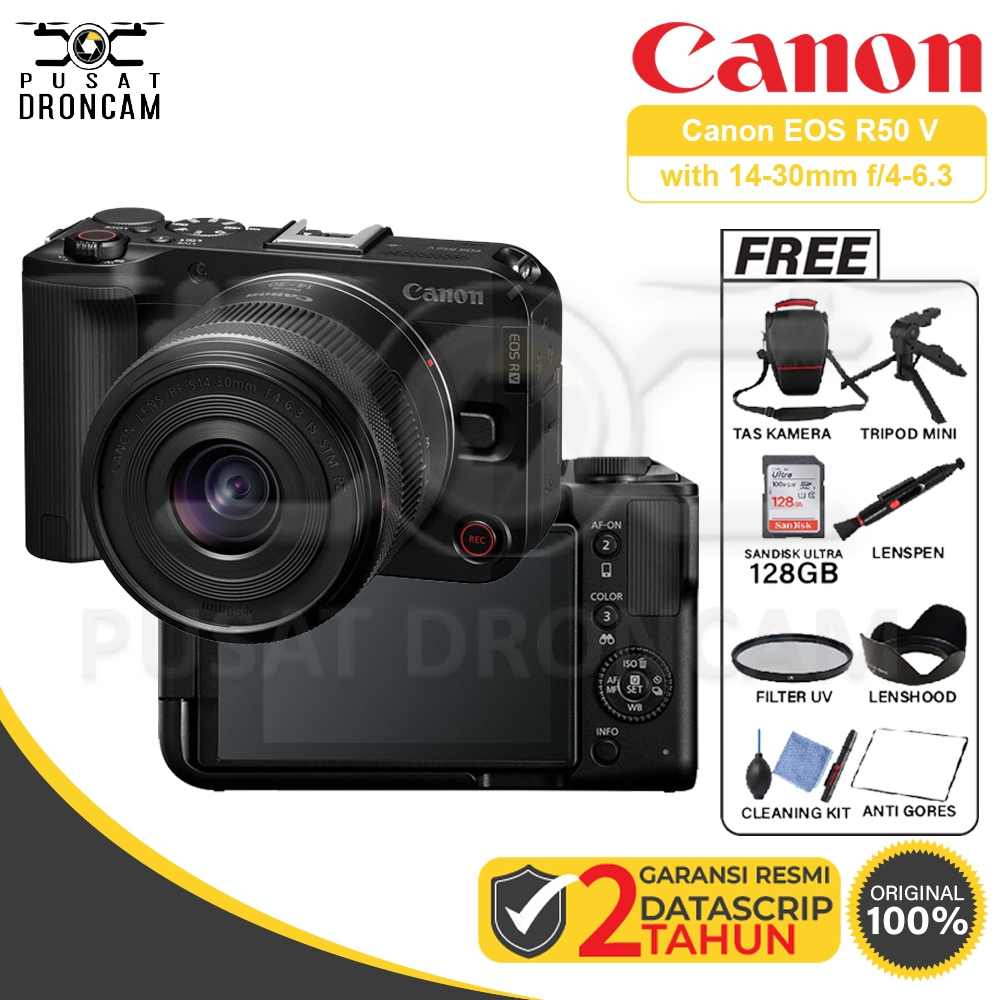 Jual Canon EOS R50 V kit 14-30mm f4-6.3 Mirrorless Camera Canon EOS ...