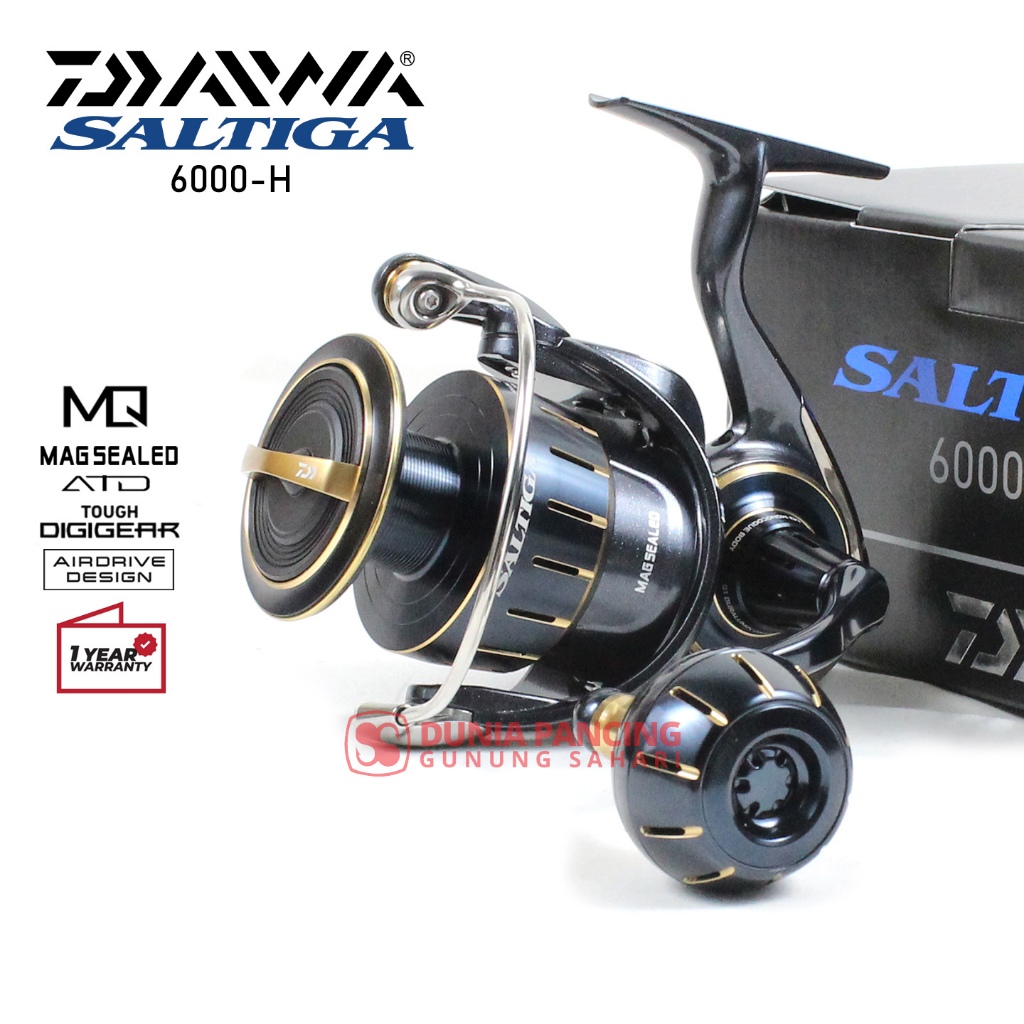 Jual Reel Spinning Premium Exclusive Daiwa Saltiga 2023 Size 4000/5000/6000 HIGH/XTRA HIGH ...