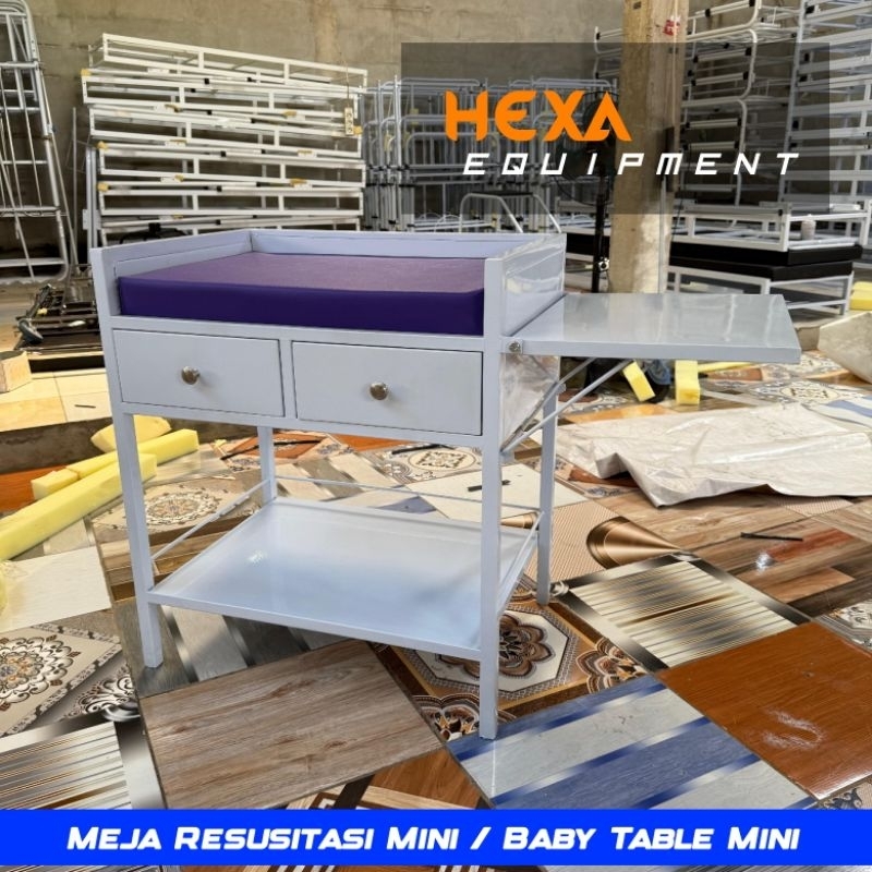 Jual Meja Resusitasi Bayi Baby Table Mini Bidan Rumah sakit | Shopee ...