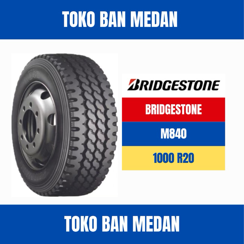 Jual BAN TRUK BRIDGESTONE M840 1000 R20 20 KAWAT ( KOMPLIT BAN DALAM DAN SELENDANG ) | Shopee ...