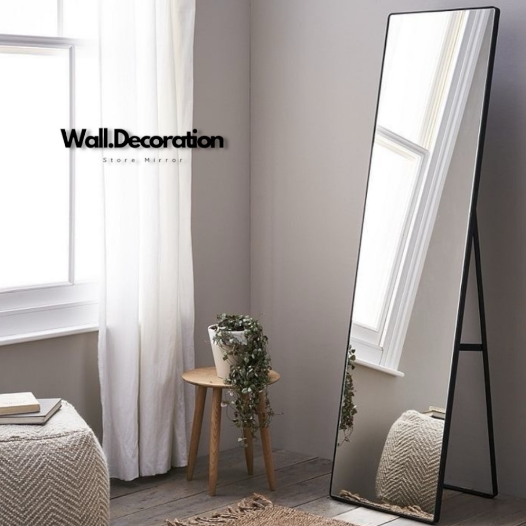Jual Standing Mirror Aesthetic Kaca Cermin Full Body Frameles 40x153Cm ...