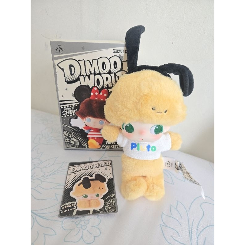 Jual POP MART DIMOO PLUSH - DIMOO WORLD PLUSH DISNEY PLUTO - DIMOO ...