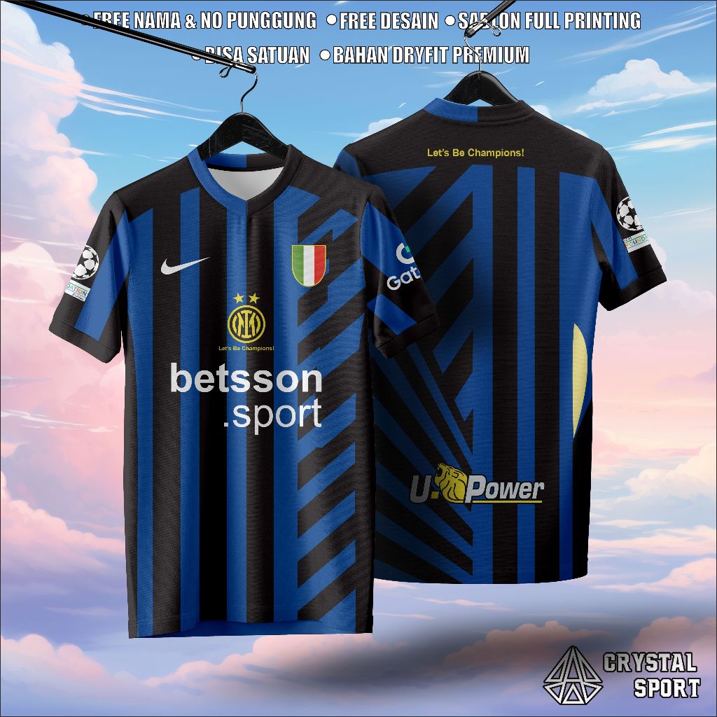 Jual Jersey INTER Terbaru 2025 Full Printing ( Bisa Custom nama ...