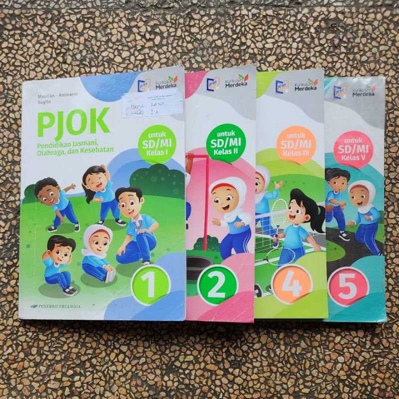 Jual Buku PJOK Sd/Mi Kelas 1.2.4.5 Kurikulum Merdeka Original Bekas | Shopee Indonesia